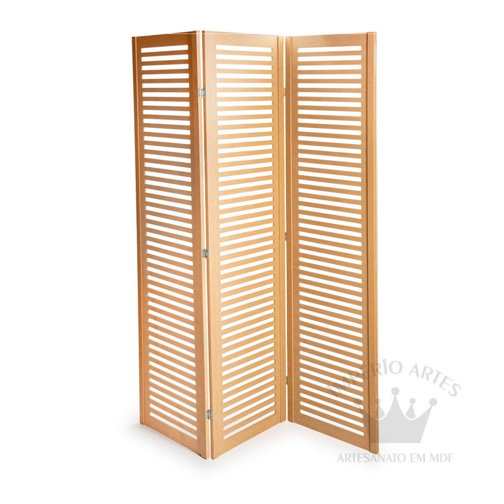 BIOMBO 3 FOLHAS RIPADO - Império Artes MDF